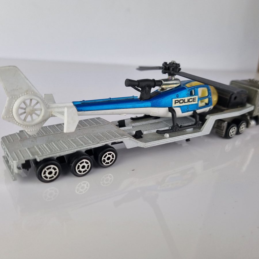 Majorette 1980 600 camion et gazelle police helicoptere – Majorette